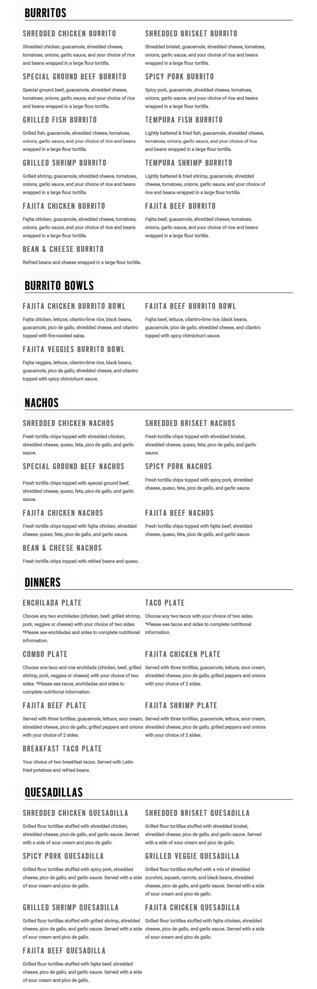 Fuzzy's Taco Shop Rogers Menu and Reviews | NWA Food